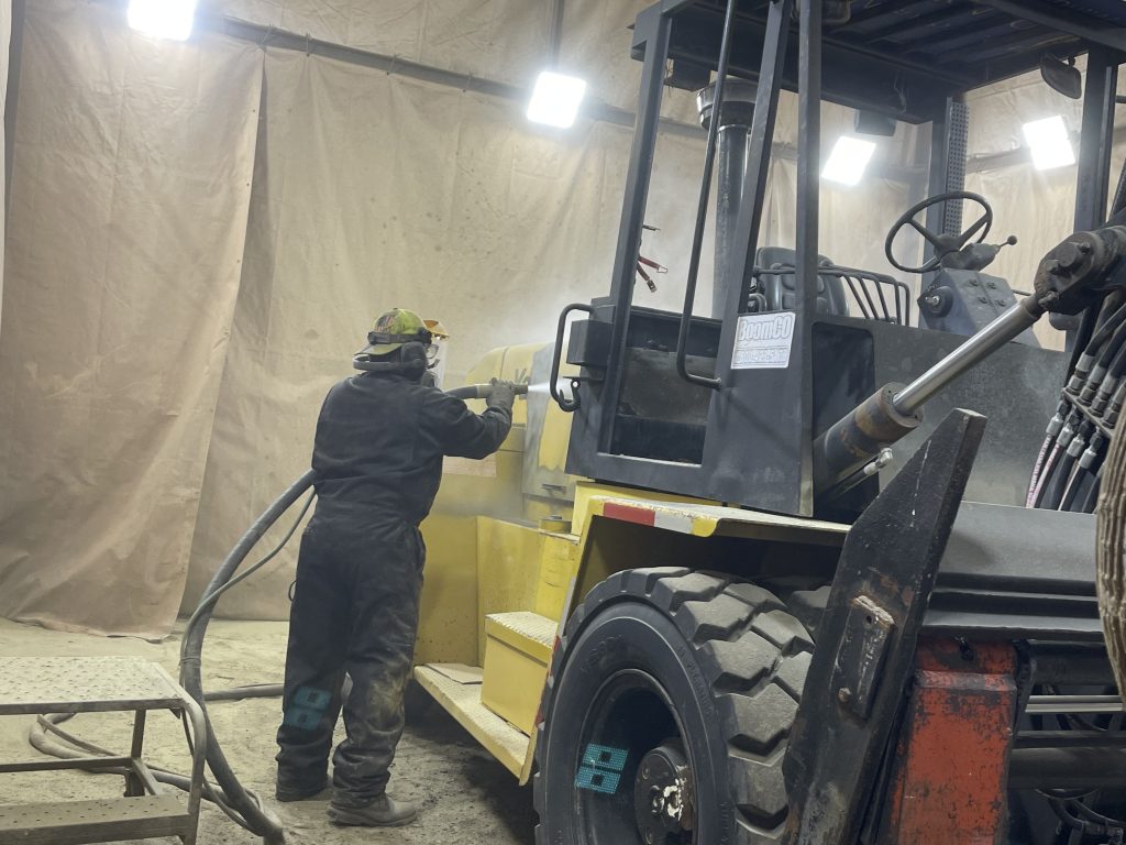 Sandblasting and Painting - Equip Trucking